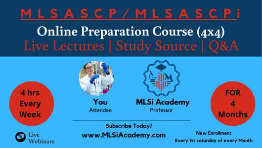 MLS ASCP Prep • MLS ASCP Study Material, Live Classes, Q&A